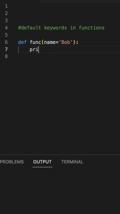 Creating a function with default ARGUMENTS in Python. - YouTube