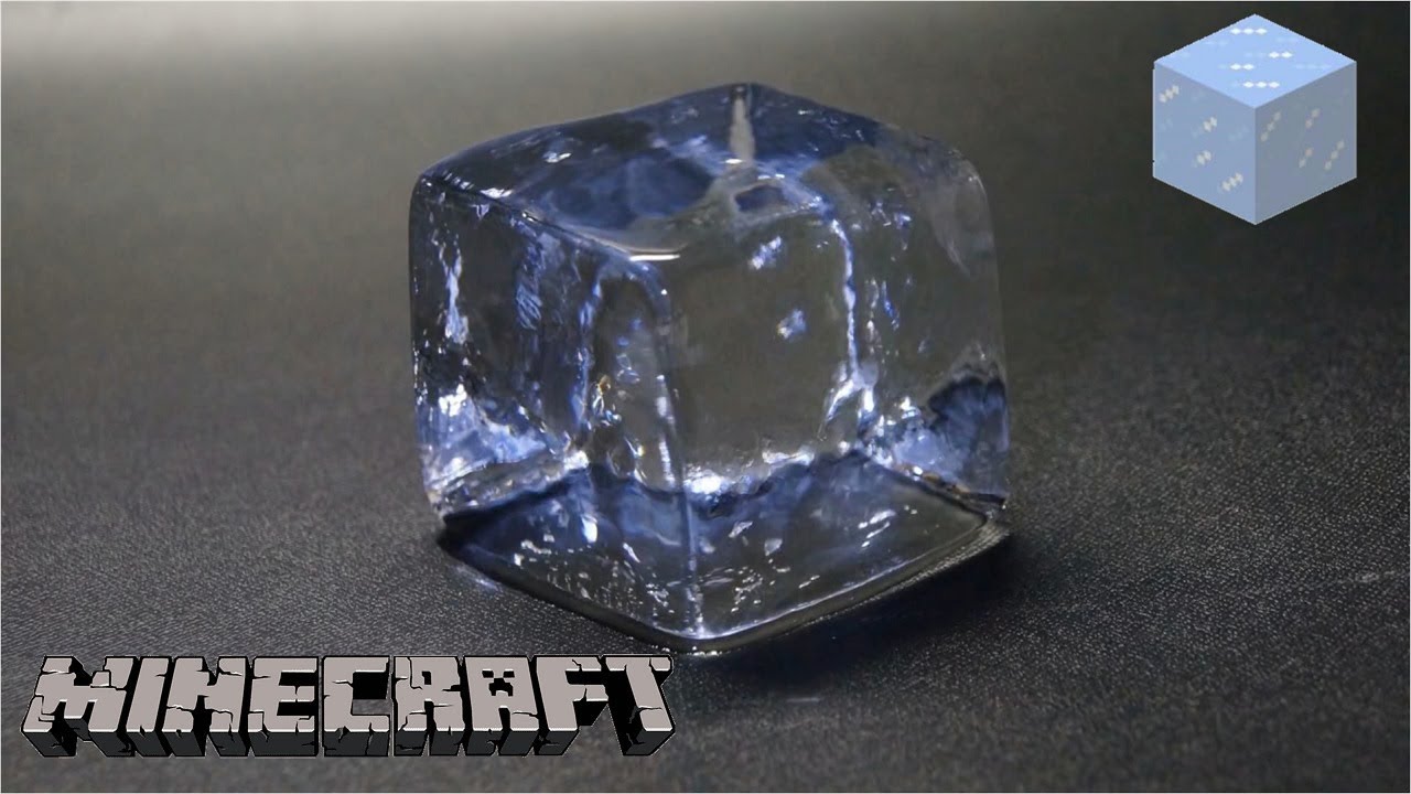 【リアル マインクラフト】氷ブロックの（氷塊）作り方【real life minecraft block】 - YouTube
