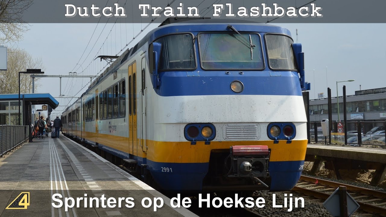 Dutch Train Flashback: Sprinters op de Hoekse Lijn - YouTube