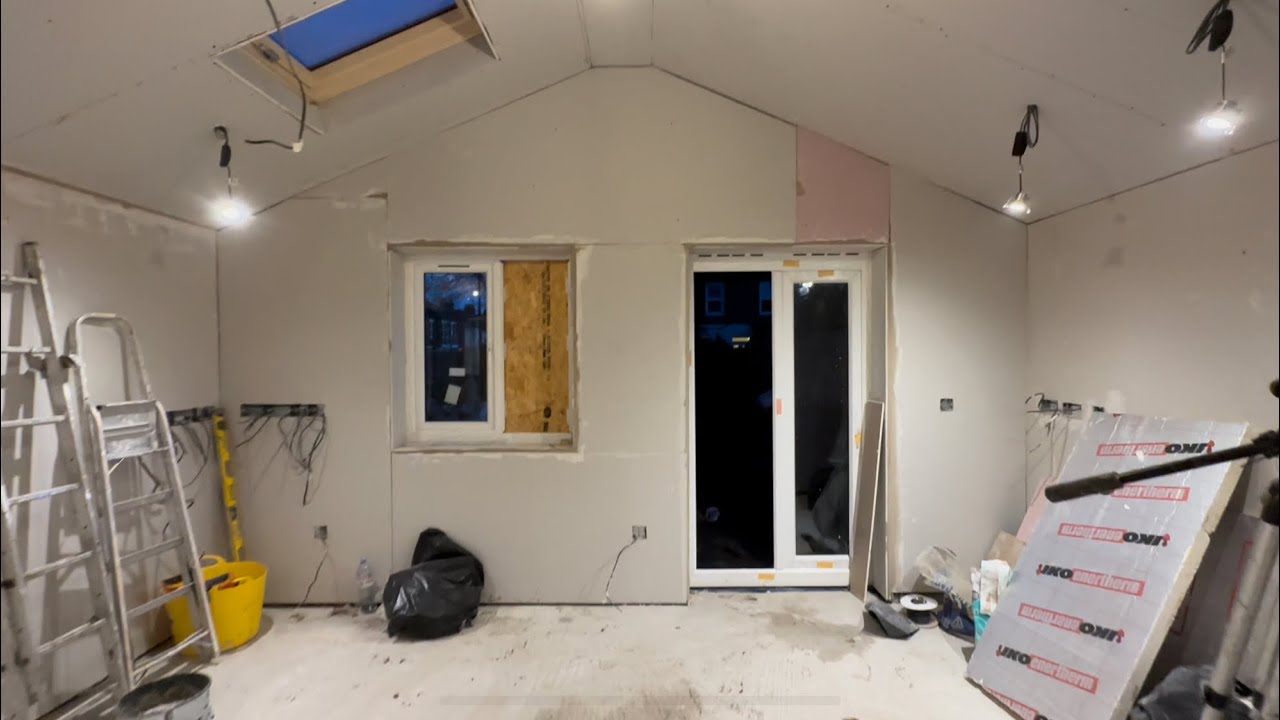 London Extension build - Ep 48 - Plasterboarding is done - YouTube