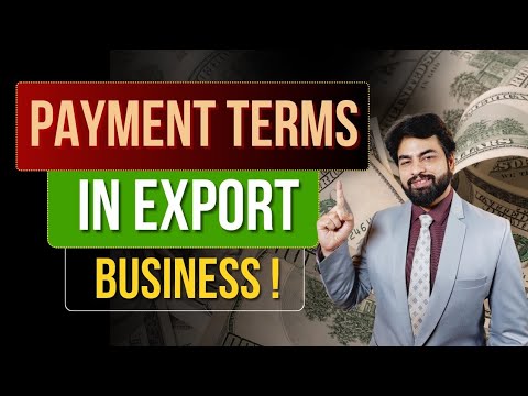 Payment terms for Import Export Business| by Harsh Dhawan - YouTube
