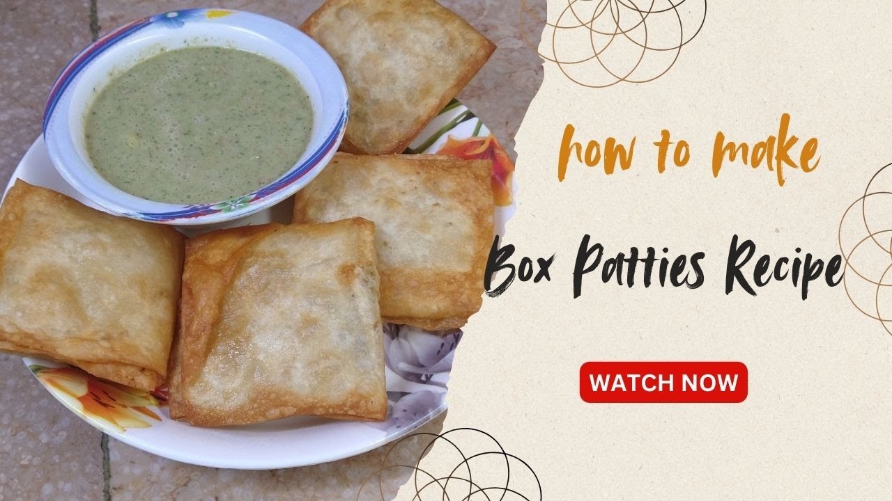 🔥 Crispy Chicken Box Patties Recipe | Easy & Delicious Snack! - YouTube