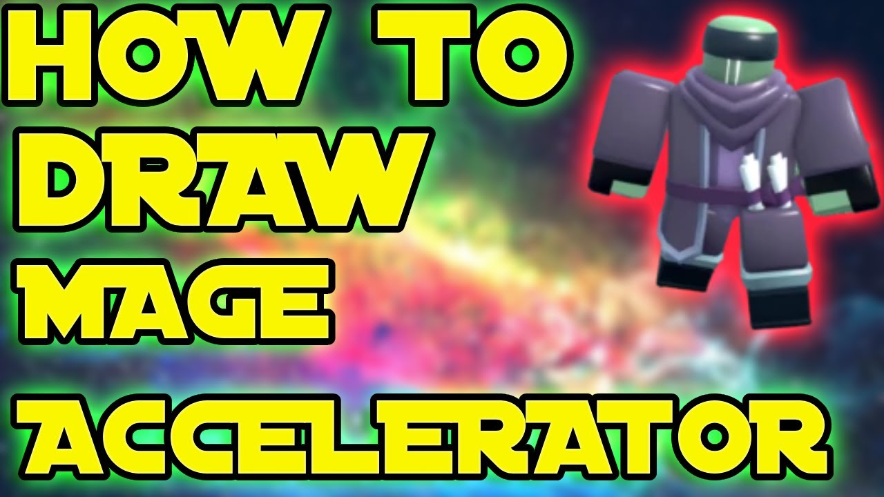 How to draw Mage Accelerator Tower Defense Simulator - EASY - YouTube