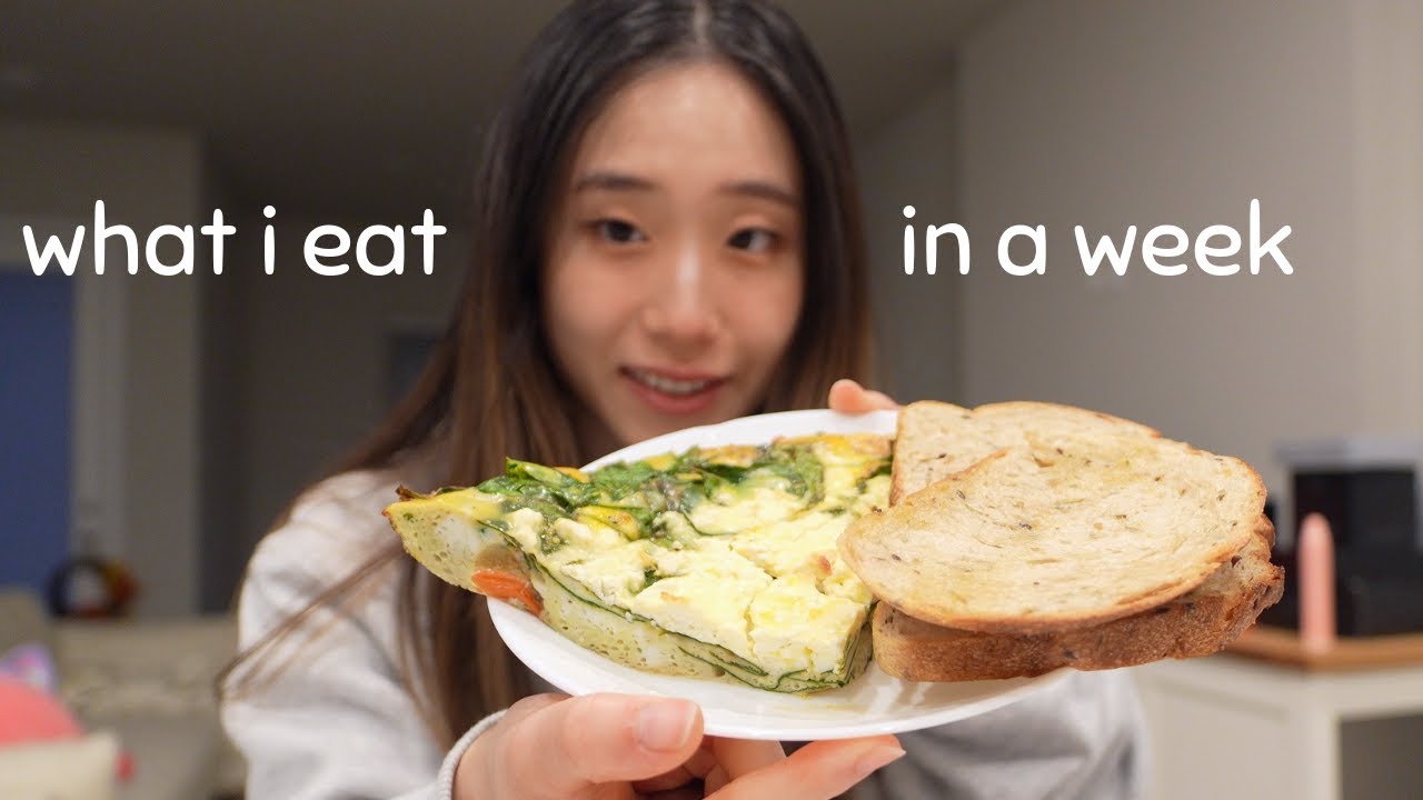 *realistic* what I eat in a week as a dietitian - YouTube
