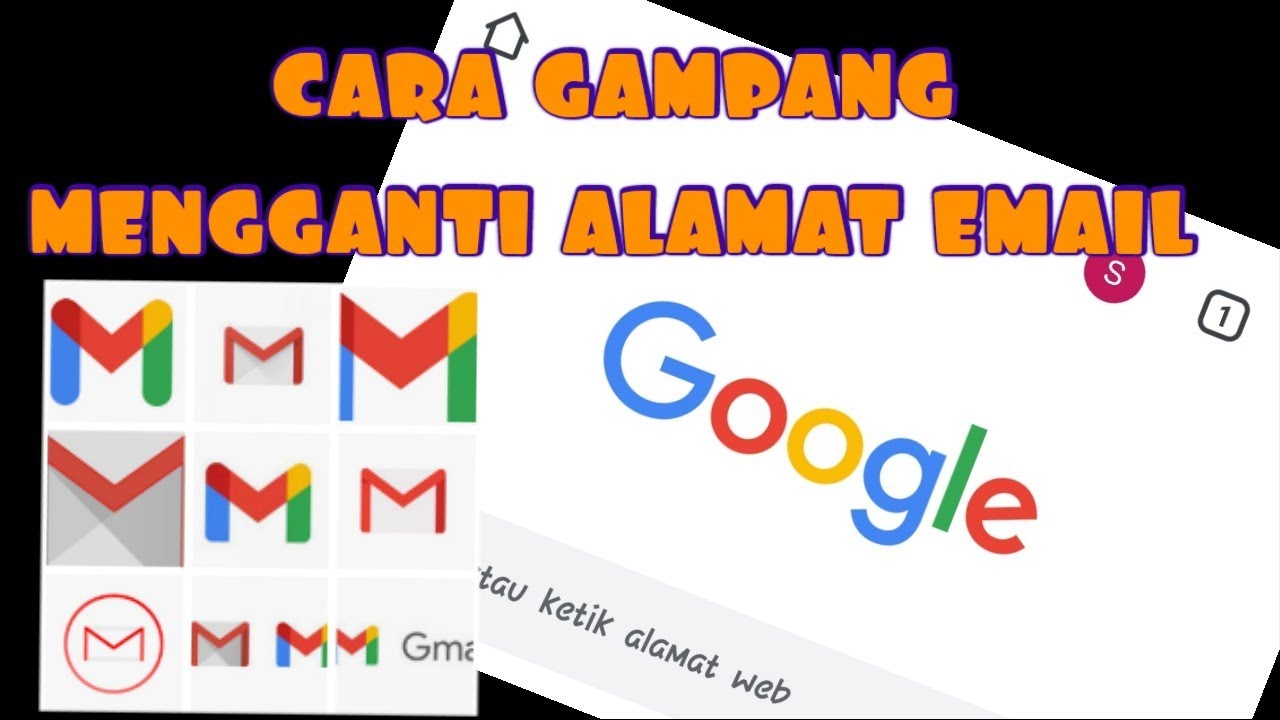CARA MENGGANTI ALAMAT EMAIL|MUDAH|2 MENIT - YouTube