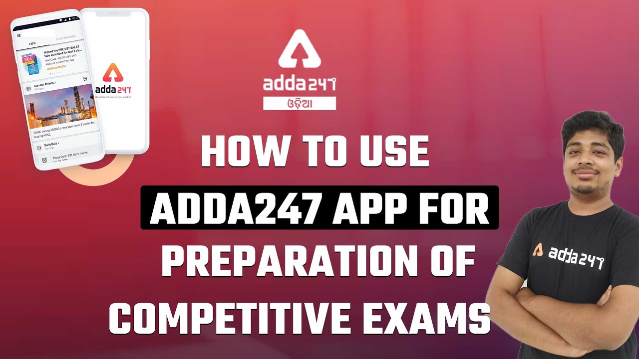 How To Use Adda247 App For Competitive Exams Preparation | Adda247 Odia ...