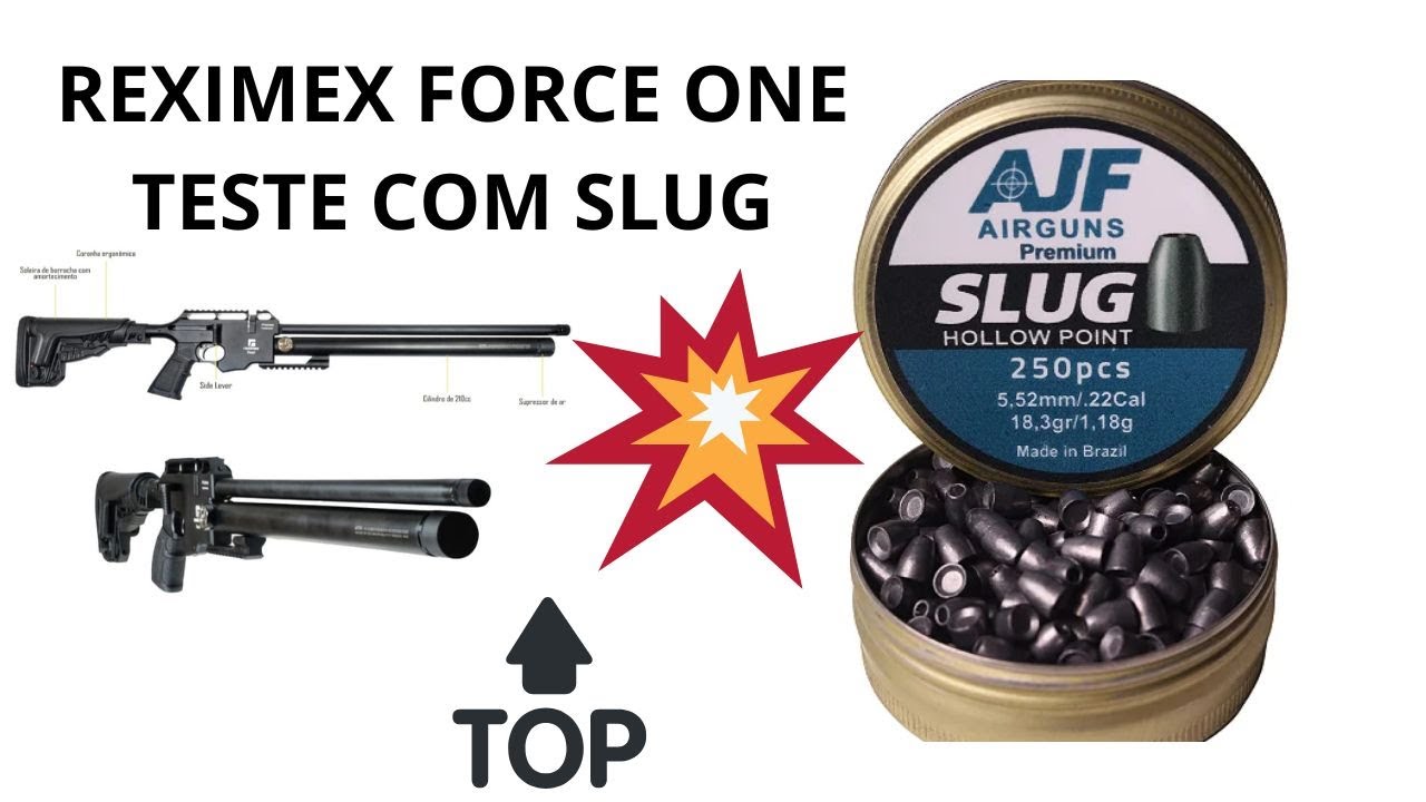REXIMEX FORCE ONE vs SLUG AJF AIRGUNS - YouTube