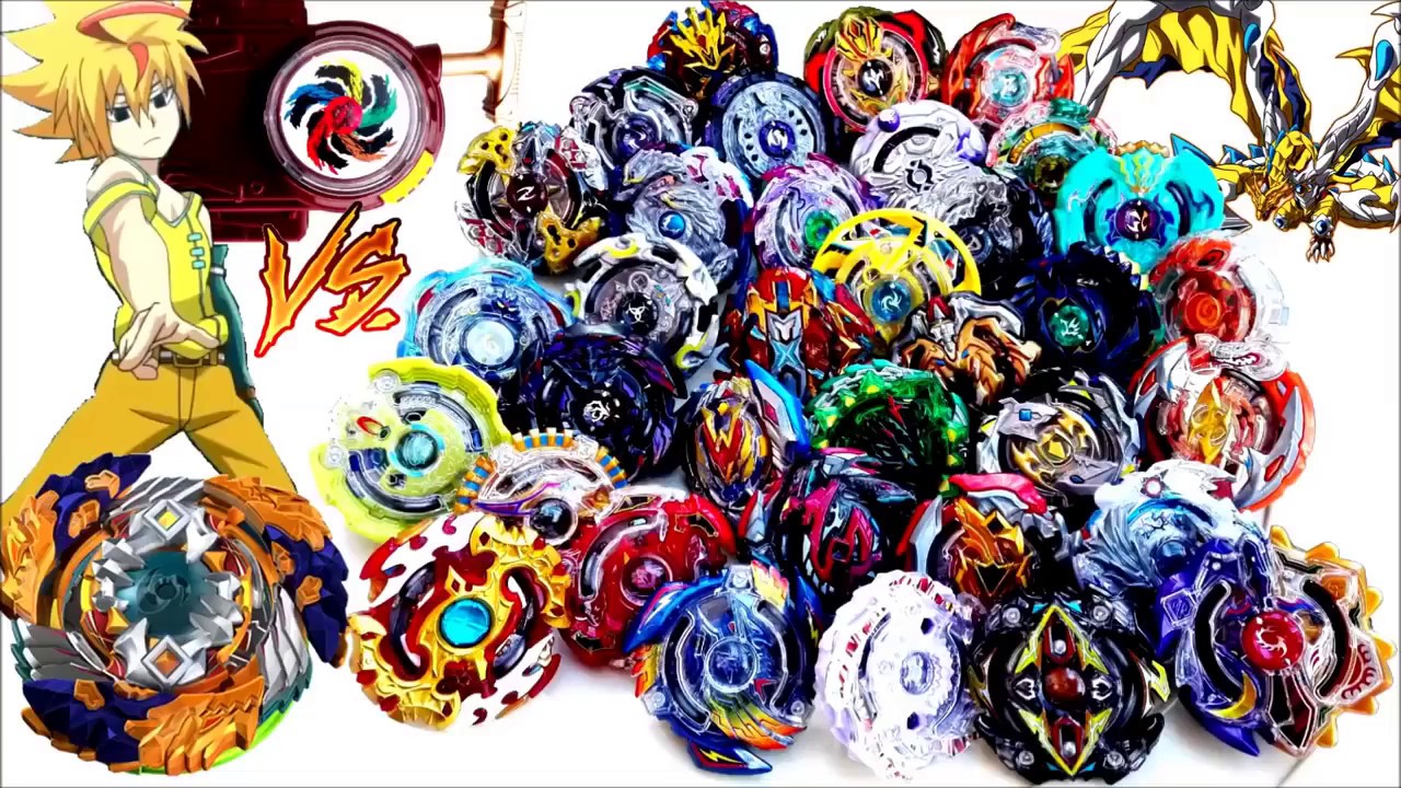 HAND SPIN GEIST FAFNIR vs ALL BEYBLADE BURST -Beyblade Burst Turbo ...