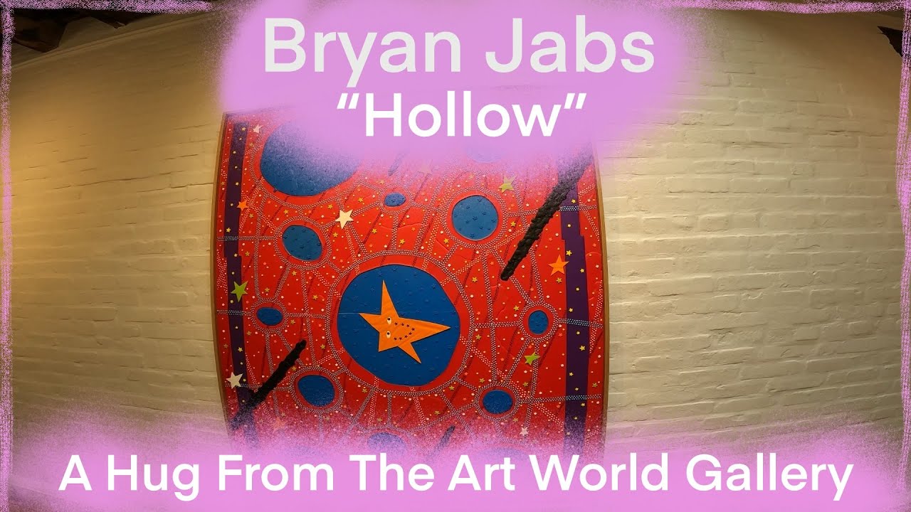 Bryan Jabs "Hollow" exhibit at A Hug From The Art World gallery - YouTube