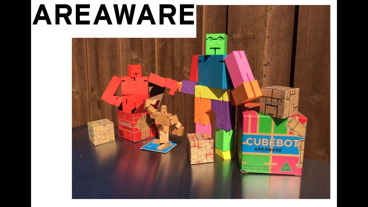 Cubebot by Areaware - Review by Go Figure News - YouTube