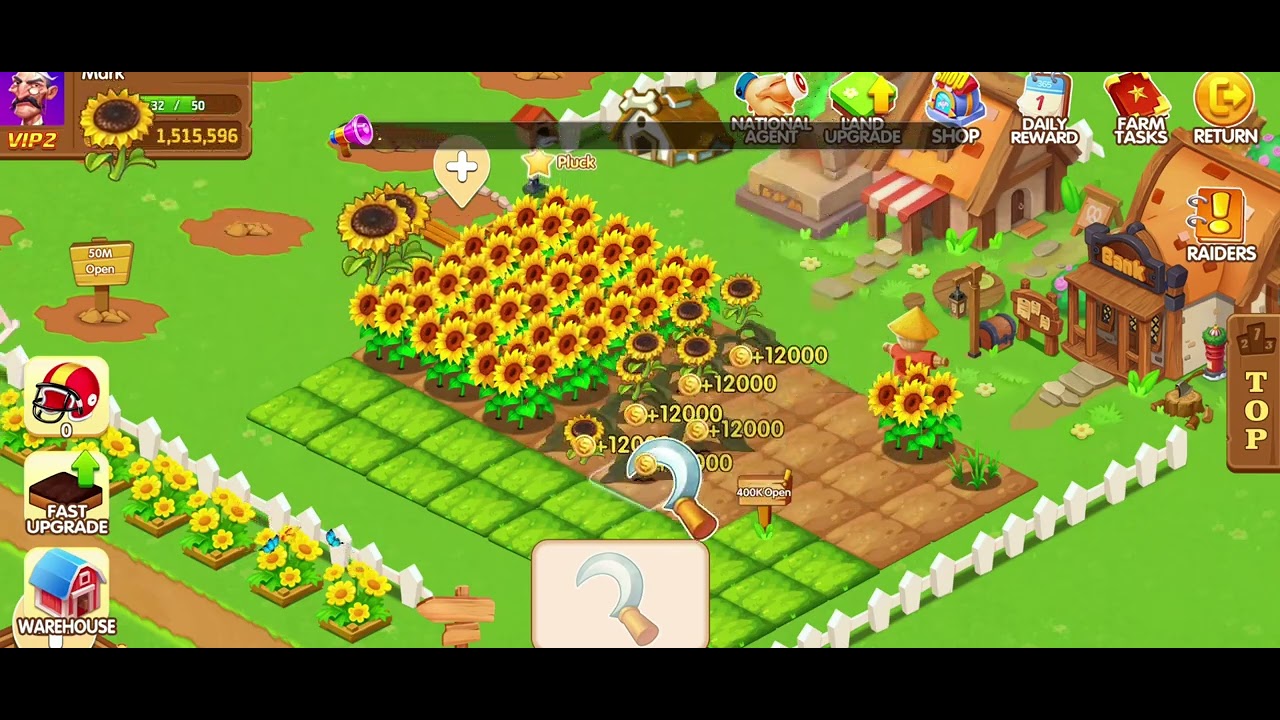 lele gold farm harvesting - YouTube