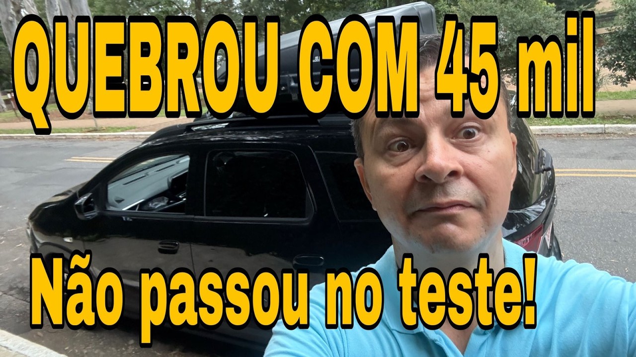 TESTE DE LONGO DURAÇÃO CHEVROLET SPIN 2025. Chegou Aos 41 mil e Quebrou ...