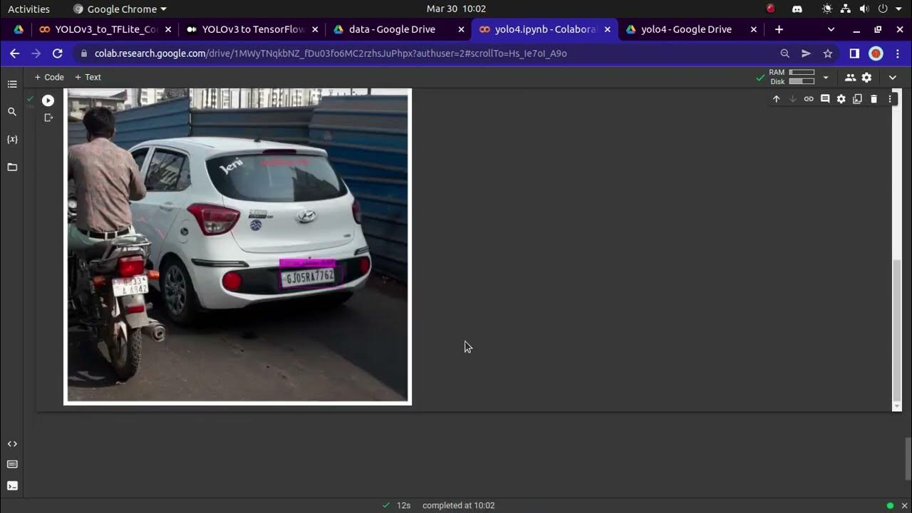 Vehicle License Plate Detection》yolov4》custom Model Data Trained Youtube