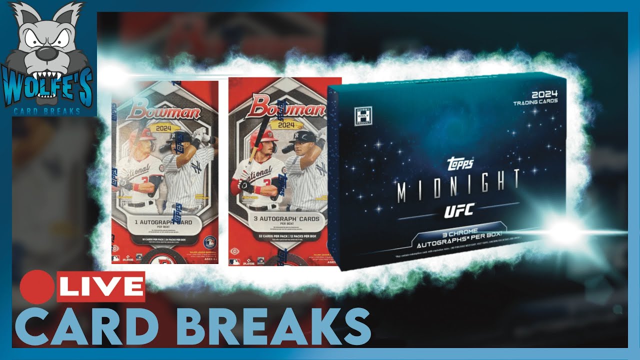 Wolfe's Card Breaks Live Group Breaks - YouTube