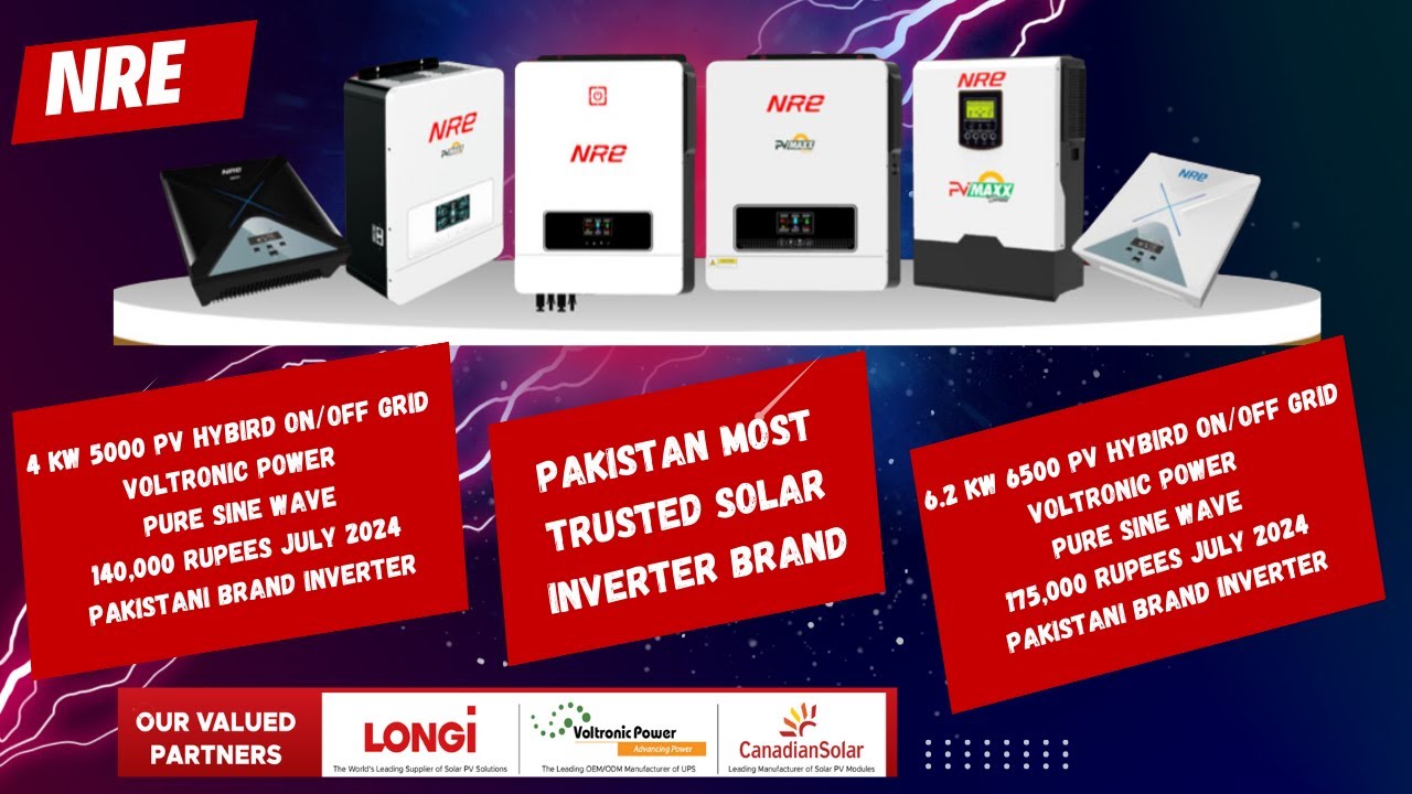NRE Solar Hybrid On/Off Grid Inverters Pakistan's Most Trusted Solar ...