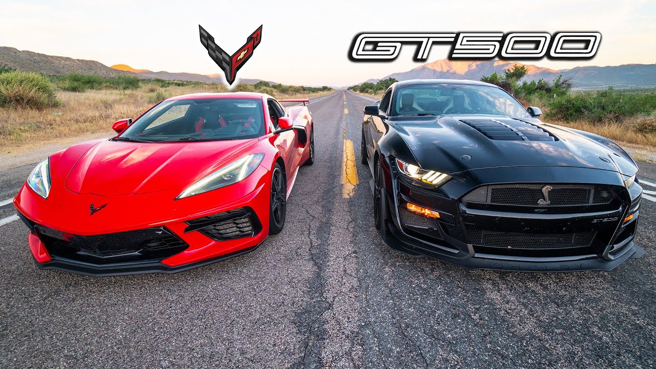 C8 CORVETTE VS 2020 GT500 // Surprising Results! - YouTube