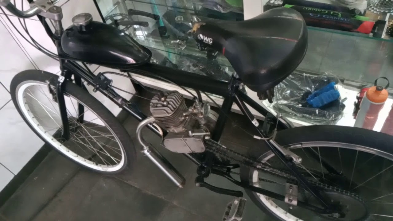 Bike motor 69cc - YouTube