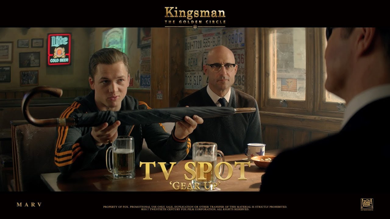 Kingsman: The Golden Circle ['Gear Up' TV Spot in HD (1080p)] - YouTube