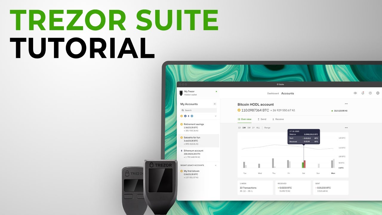 Cómo inicializar, configurar y usar el Trezor con Trezor Suite - Tutorial - YouTube