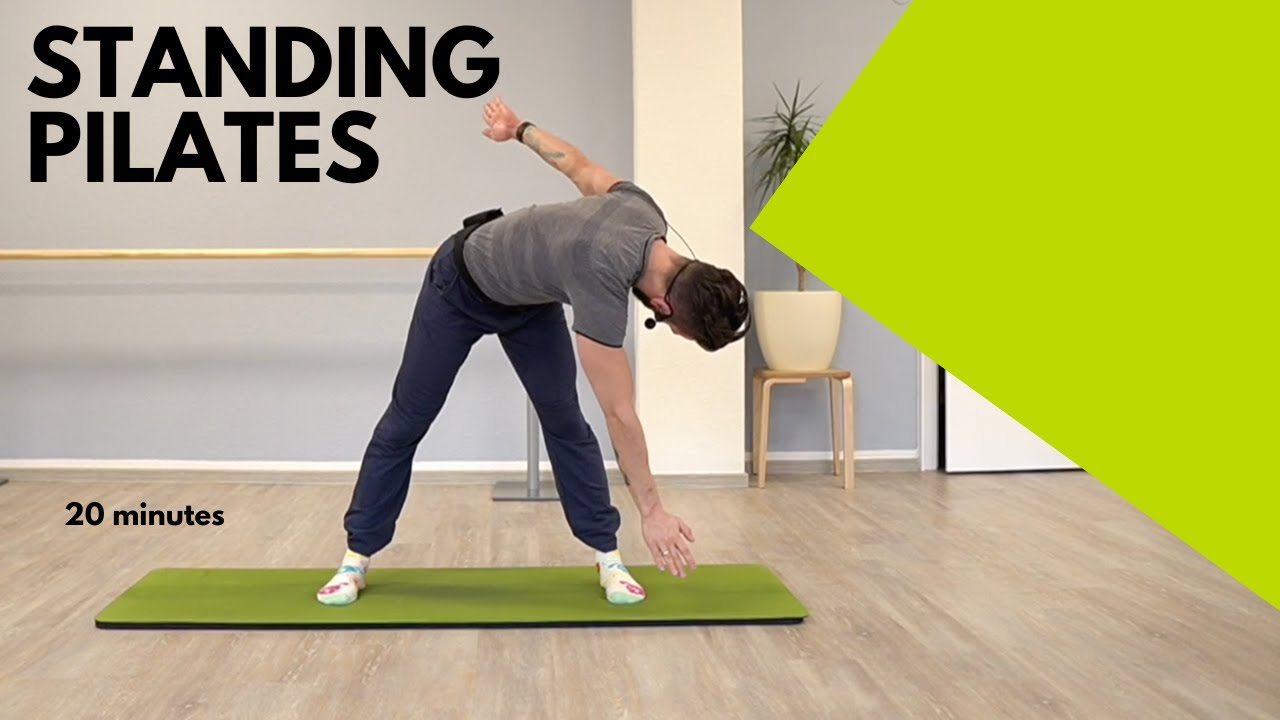 Standing Pilates I 20 minutes - YouTube