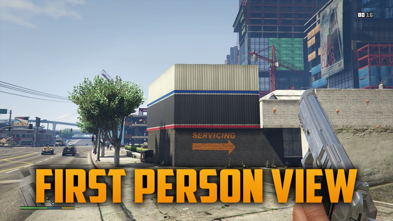 GTA 5 NEXT GEN "HOW TO ENTER FIRST PERSON VIEW MODE" Interactive Menu ...
