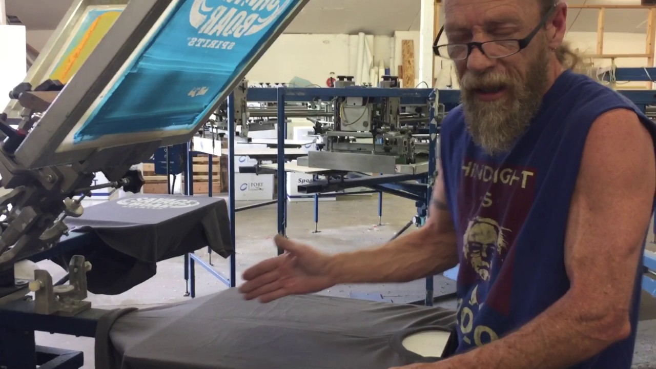 Screen Printing 101: Getting Your Garment on Square - YouTube
