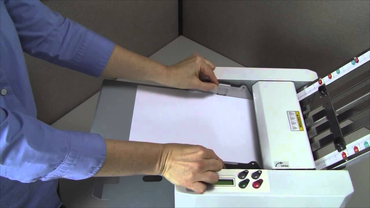 Formax FD 300 Office Desktop Folder - YouTube