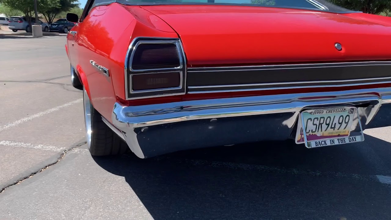 1969 Chevelle restomod on air ride - YouTube