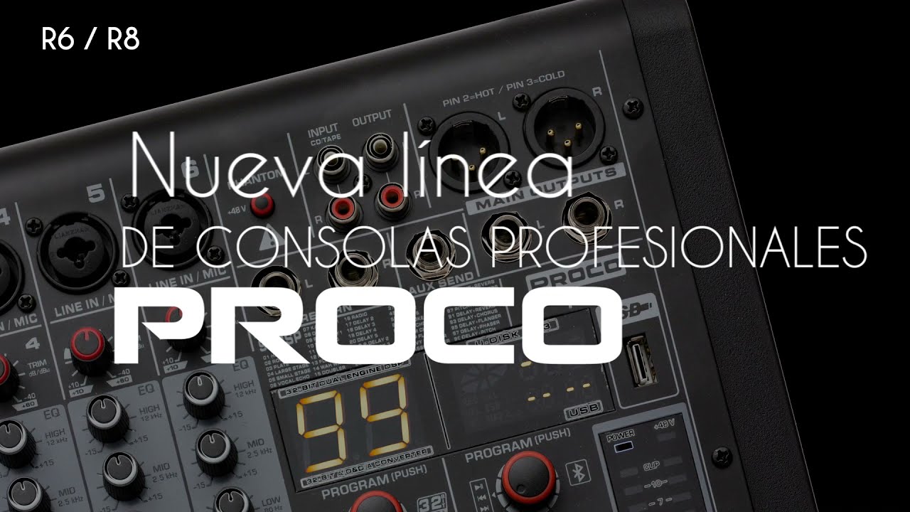 PROCO R MIXERS SERIES - YouTube