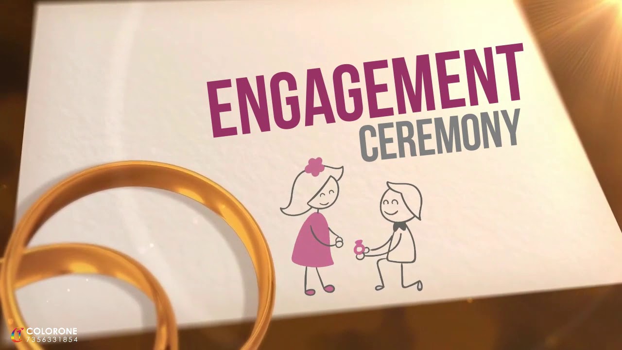 Engagement Invitation Video | Animated Video Invitation - YouTube