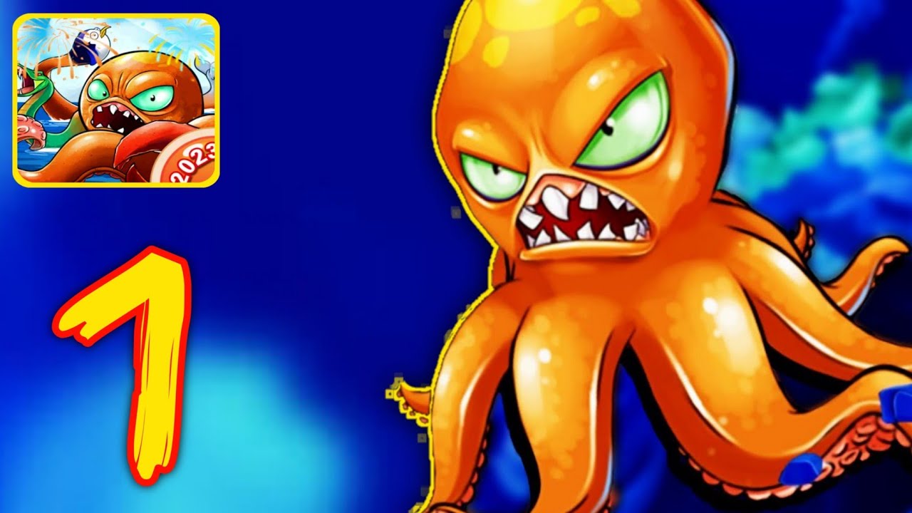 Crazy Octopus - Gameplay Walkthrough Part 1 Stage 1-6 unruly octopus ...