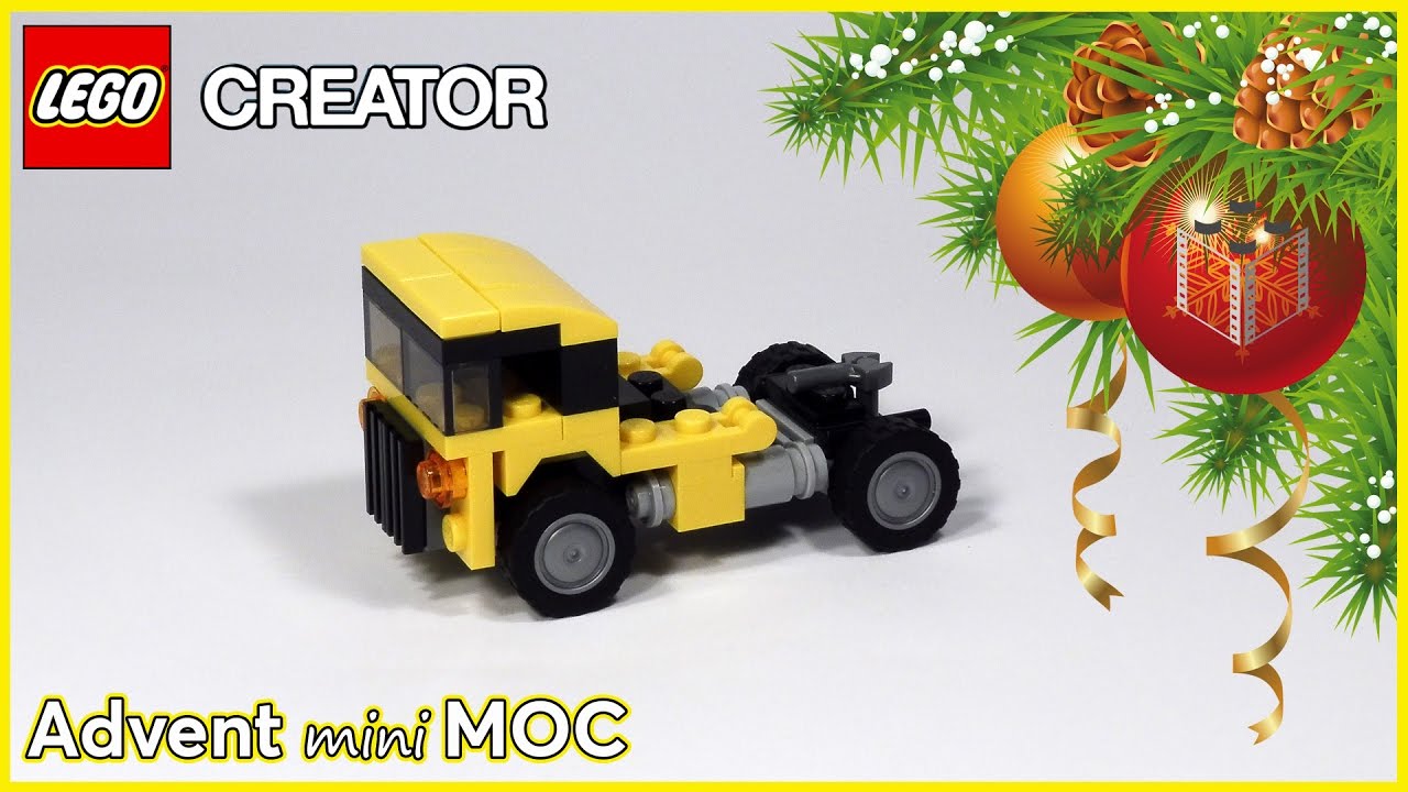 31041 Lego Creator Flat Nose Truck - Advent mini MOC Day 19 - YouTube
