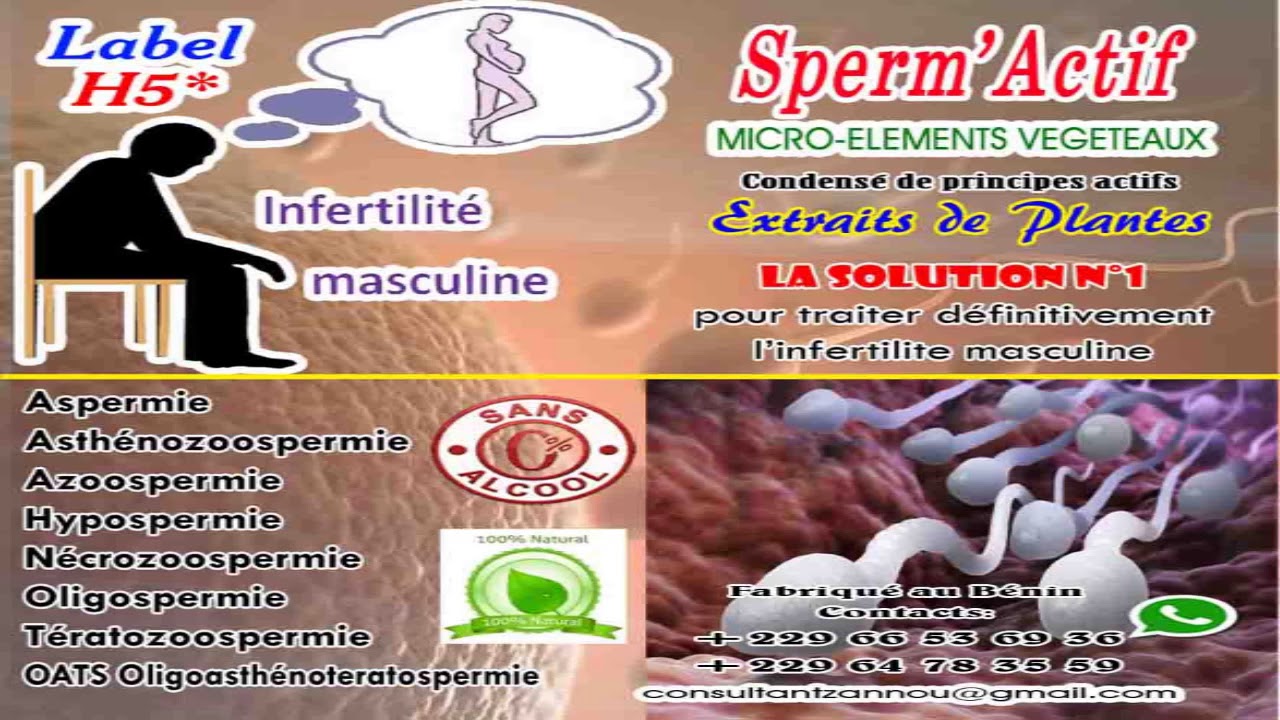 ENFIN UN TRAITEMENT POUR CORRIGER L'INFERTILITE MASCULINE - YouTube