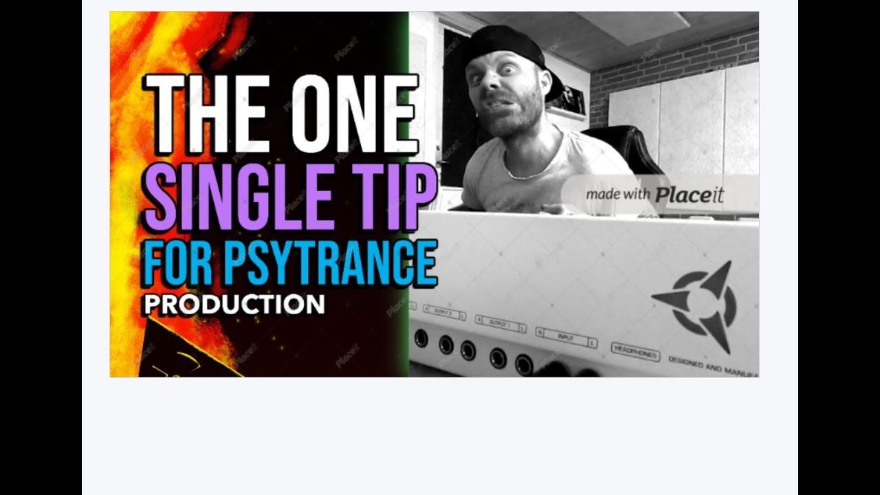 the ULTIMATE psytrance production tip! - YouTube