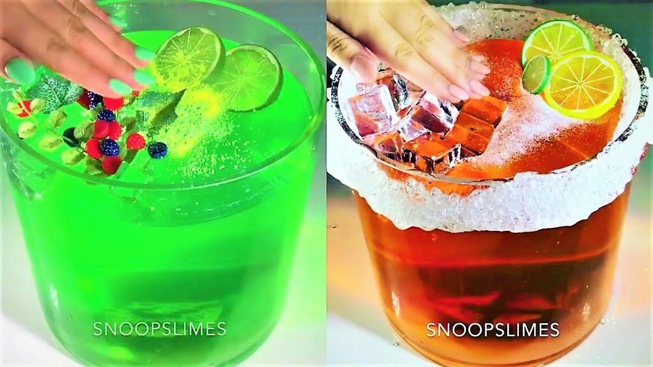 SHINY & JIGGLY SLIME | ASMR Satisfying Slime - YouTube