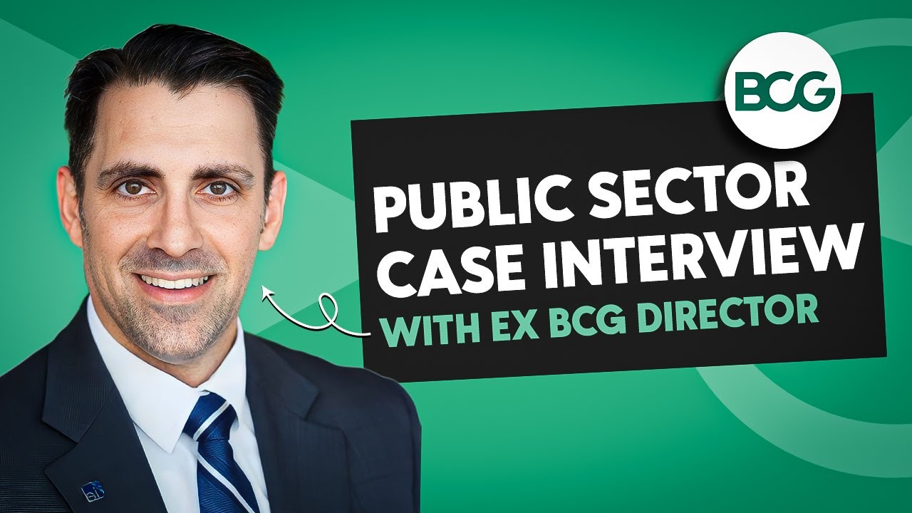BCG Case Interview Example (Public Sector) - YouTube