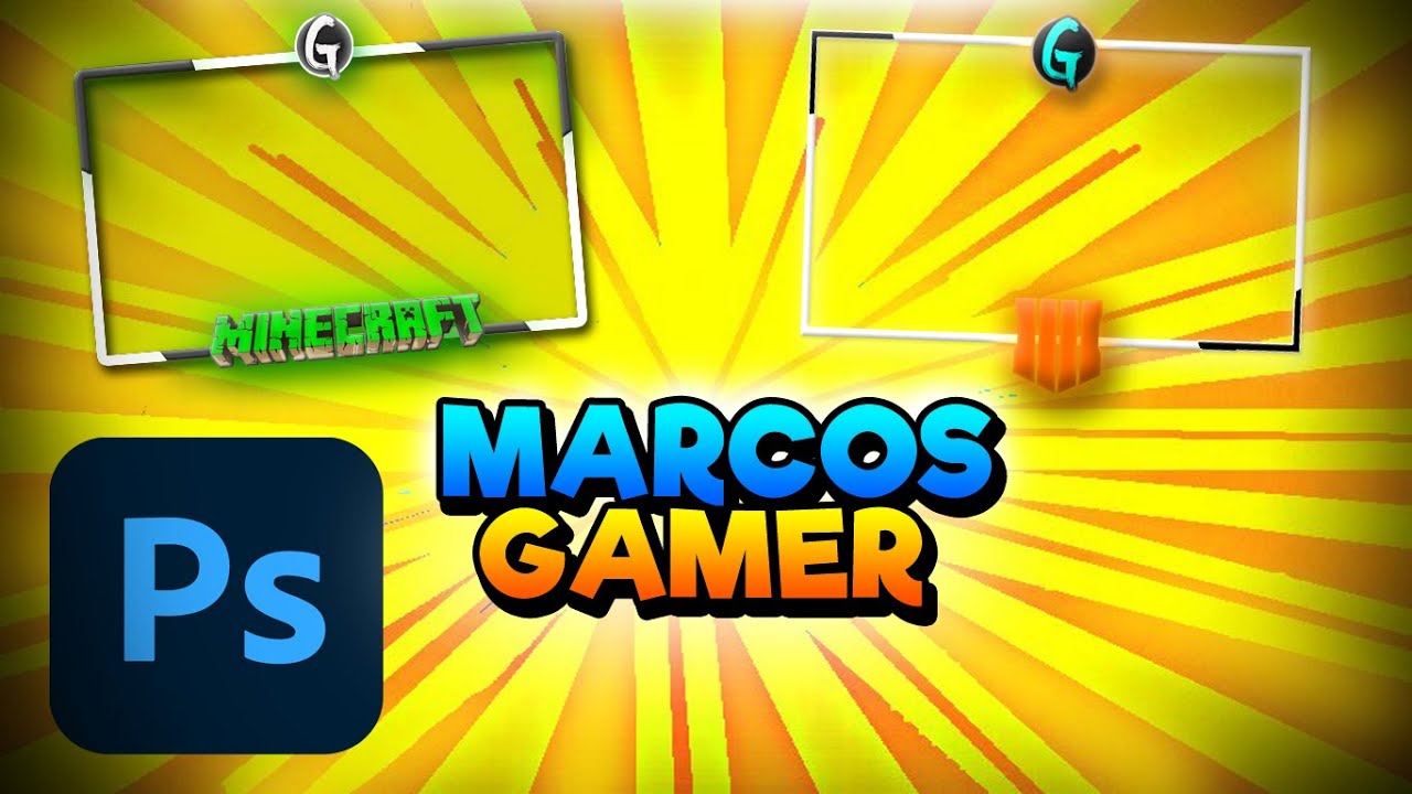 😱Aprende a hacer Marcos Gamer para tu Videos,(Facil y Rapido)😱😱👈 - YouTube