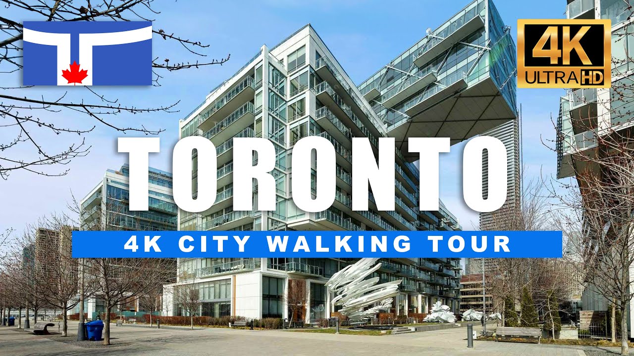 Front Street to Queens Quay Sunset Walk | 4K HDR 60fps - YouTube