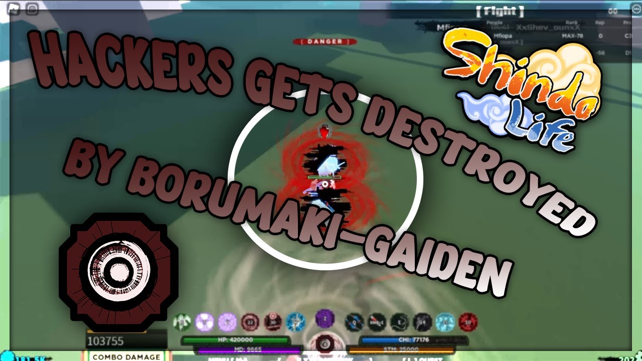 HACKER GETS DESTROYED BY BORUMAKI-GAIDEN | Shindo Life - YouTube