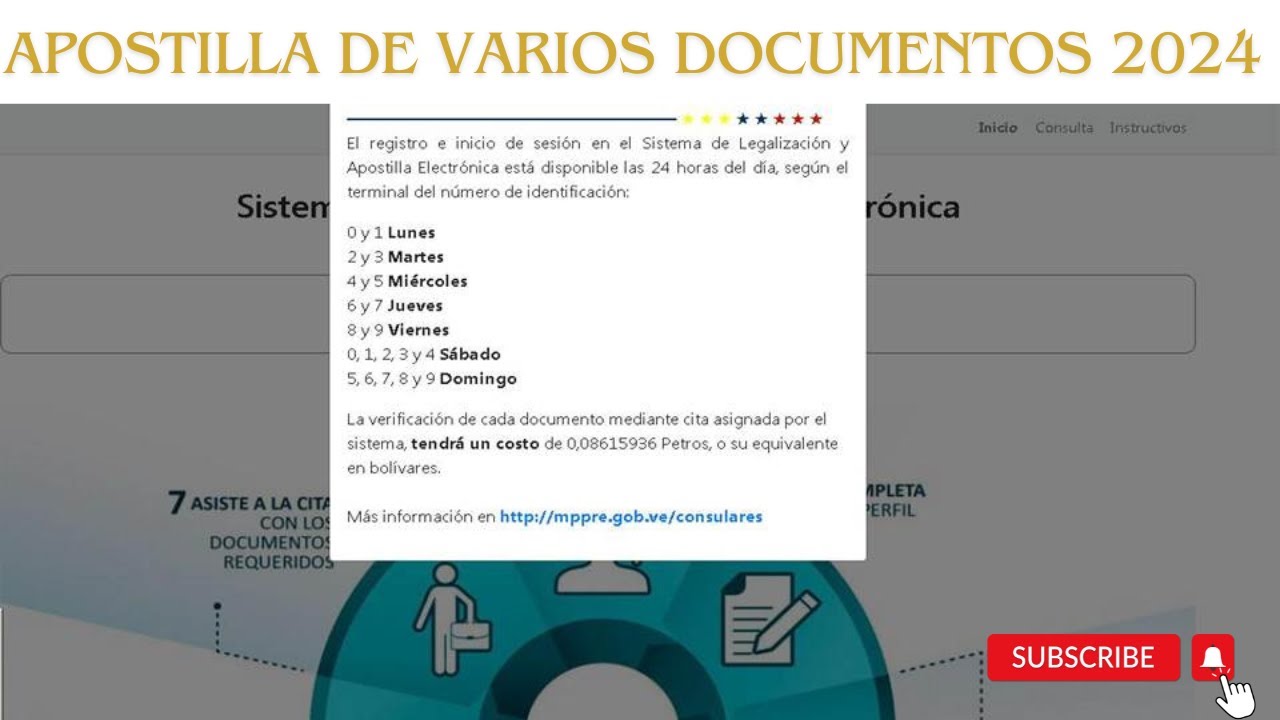 Como apostillar varios documentos 2024 #venezuela #apostilla - YouTube