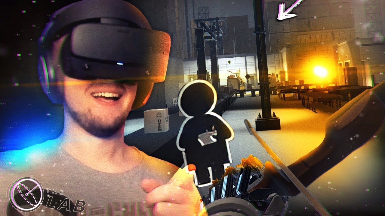 HACKING IN VR 'THE LAB' (seeing things we're not supposed to...) | The ...