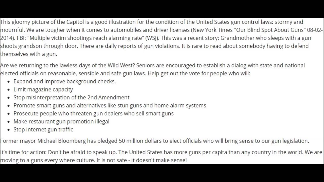 Gun Sense - YouTube