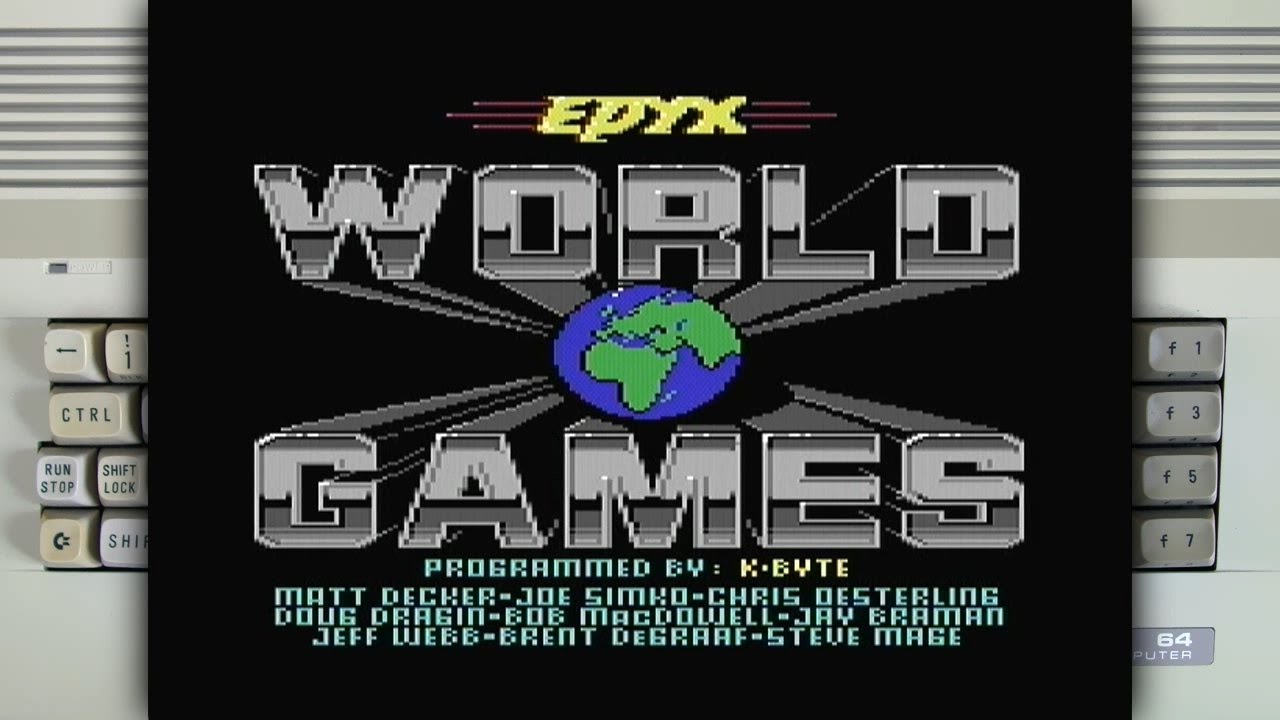 World Games on the Commodore 64 - YouTube