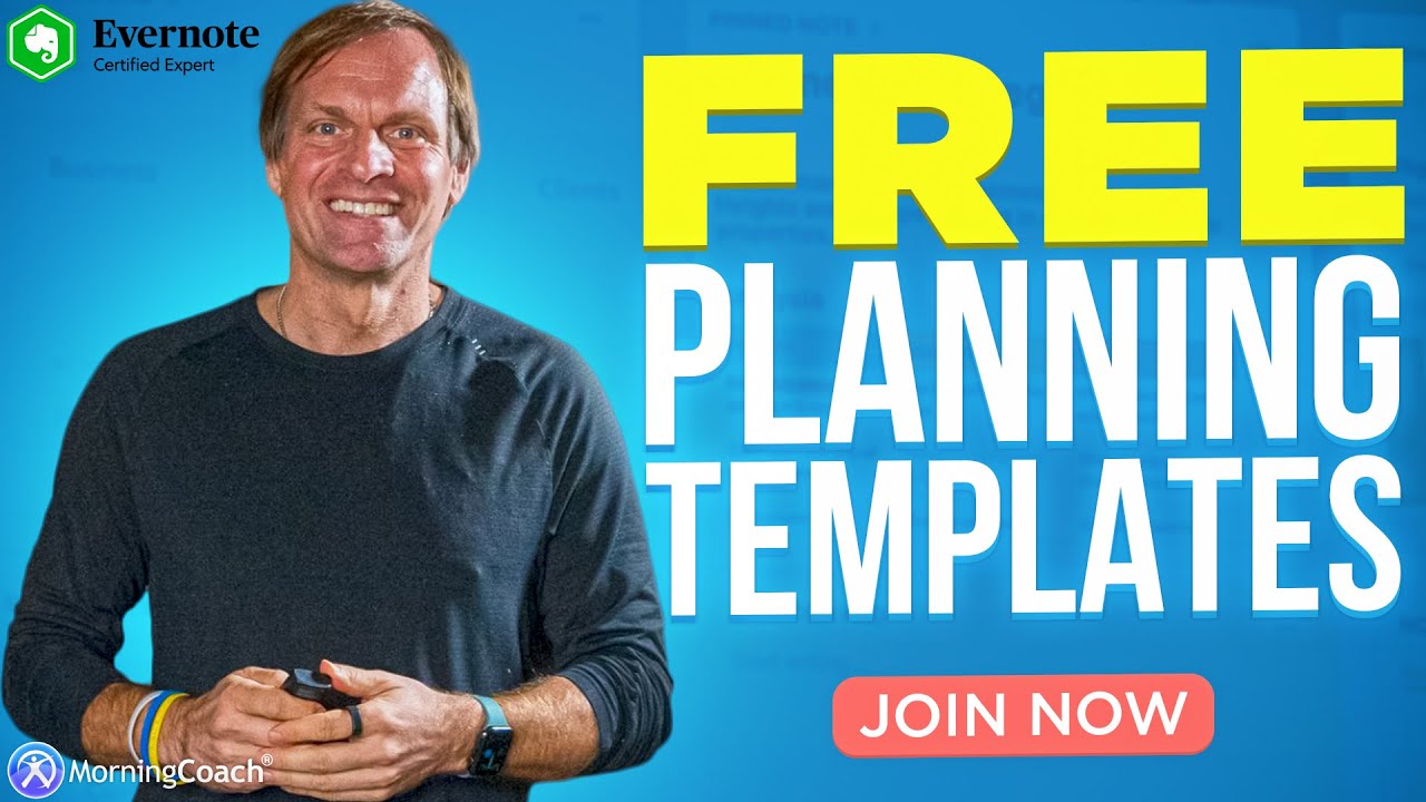 Evernote FREE Planning Templates Video 1 Organizing Folders - YouTube