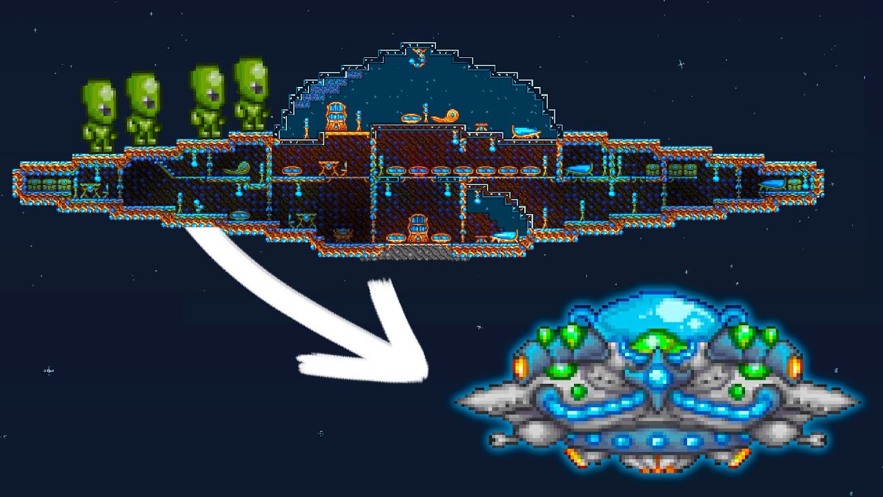 THIS IS WHERE MARTIANS REALLY LIVE IN TERRARIA - YouTube