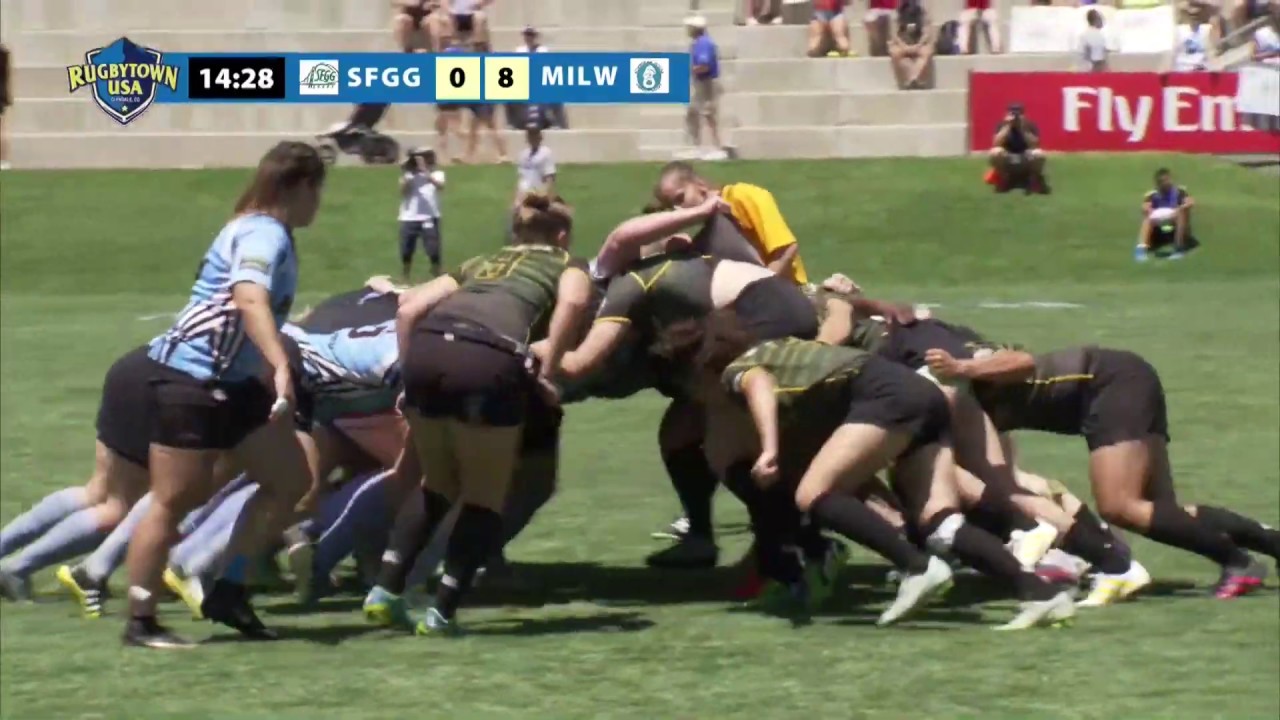 Scrum 8th Woman Blindside Play: SFGG (Sheridan Gho) vs MILWAUKEE SCYLLA ...