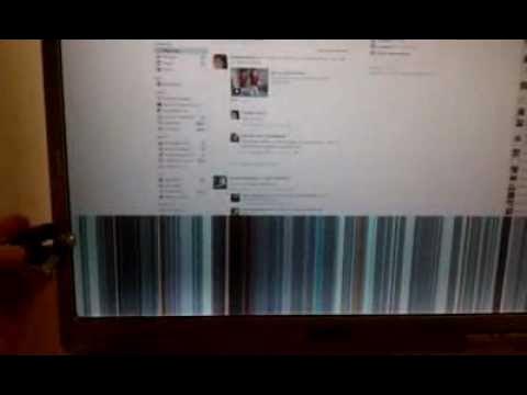 How to fix a laptop screen that has lines for free - YouTube