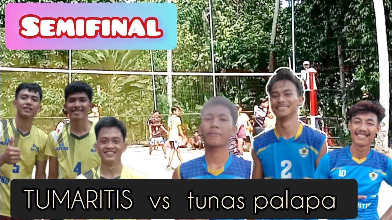 semifinal panas' TUMARITIS olos ke grand final open turnamen volleyball ...