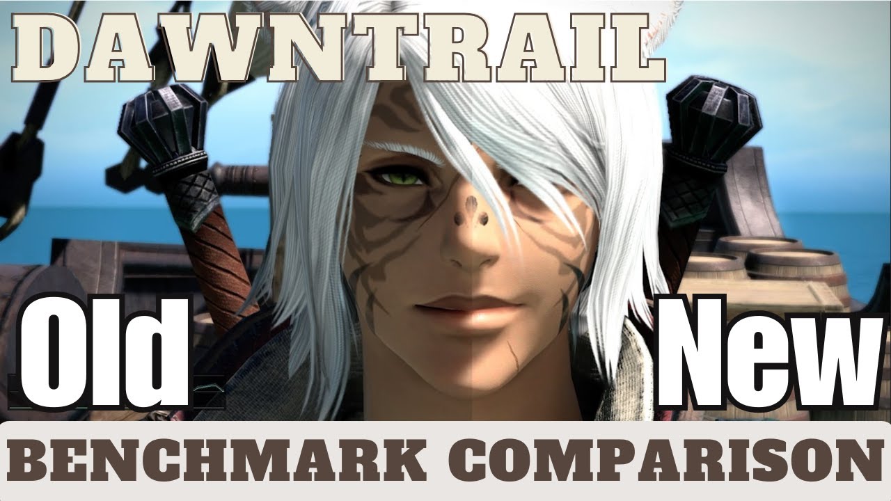 FFXIV Dawntrail Benchmark side by side comparison - YouTube
