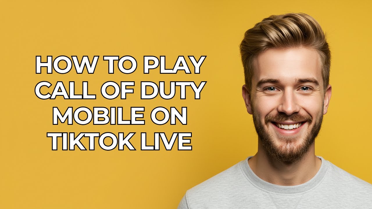 How To Play Call Of Duty Mobile On Tiktok Live - NEW! Step by Step ...